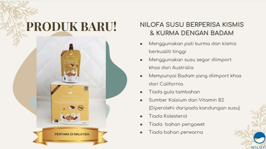 susu nilofa, Health & Nutrition, Health Supplements, Health Food ...