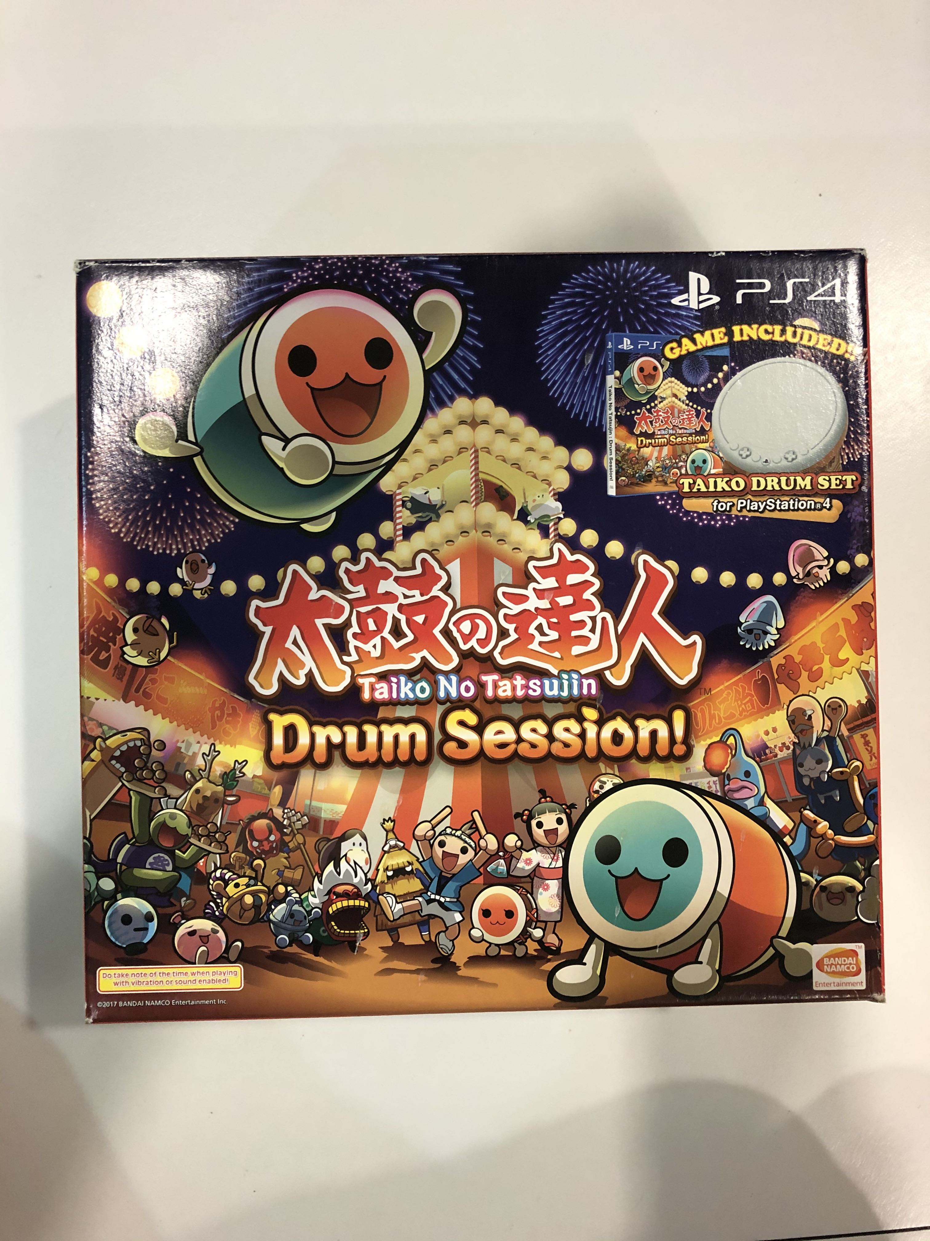 Taiko Drum Set for PlayStation 4, Video Gaming, Video Games ...