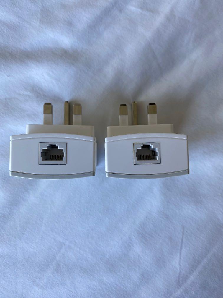 TP-link Powerline Ethernet AV600 system (2 plugs), Computers & Tech ...