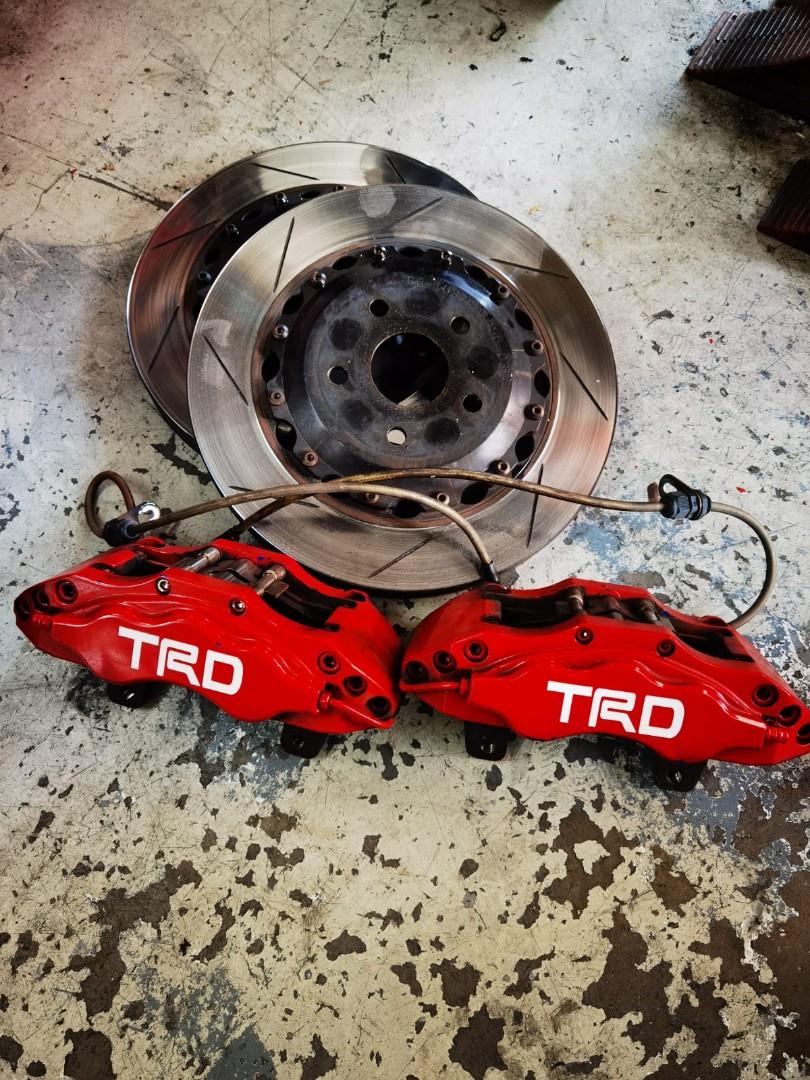 TRD Big Brake Kit BBK, Car Accessories, Accessories on Carousell