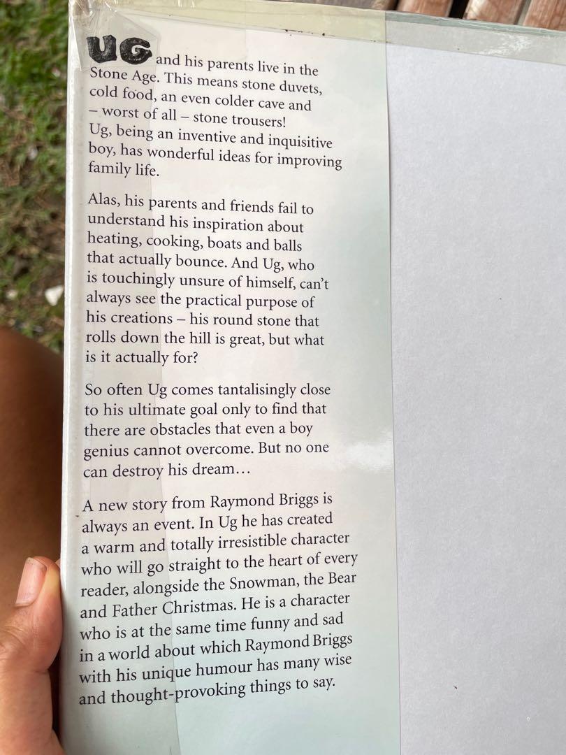 Ug: Boy Genius of the Stone Age by Raymond Briggs (hardcover), Hobbies ...