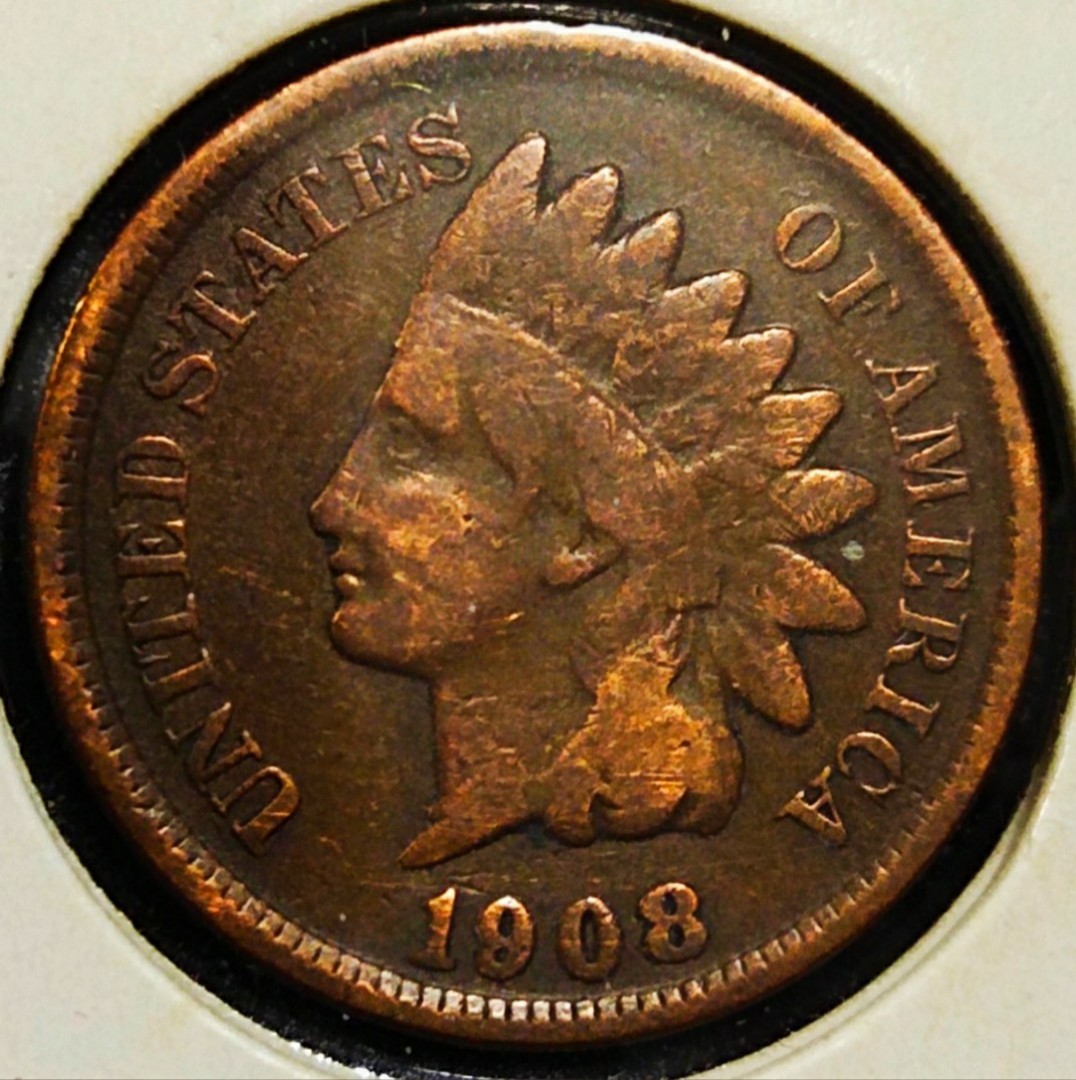 US Coin 1908 Indian Head VF, Hobbies & Toys, Memorabilia & Collectibles ...