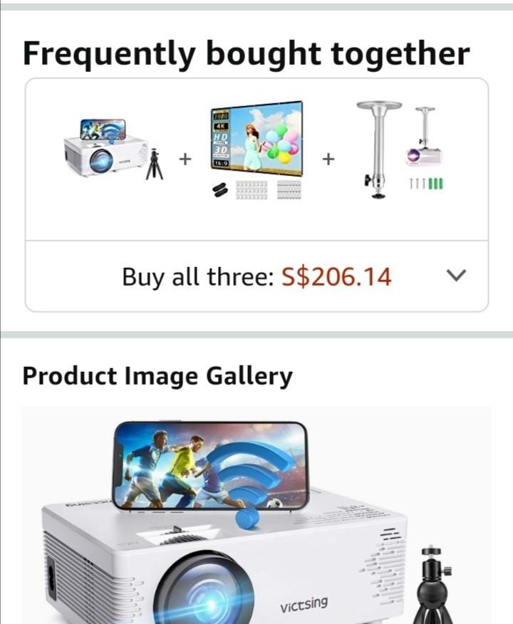 Victsing full HD Projector model BH400A, Photography, Video Cameras on ...