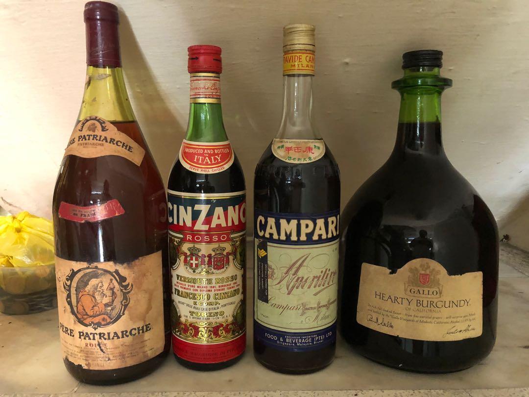 Vintage alcohol stash, Food & Drinks, Alcoholic Beverages on Carousell