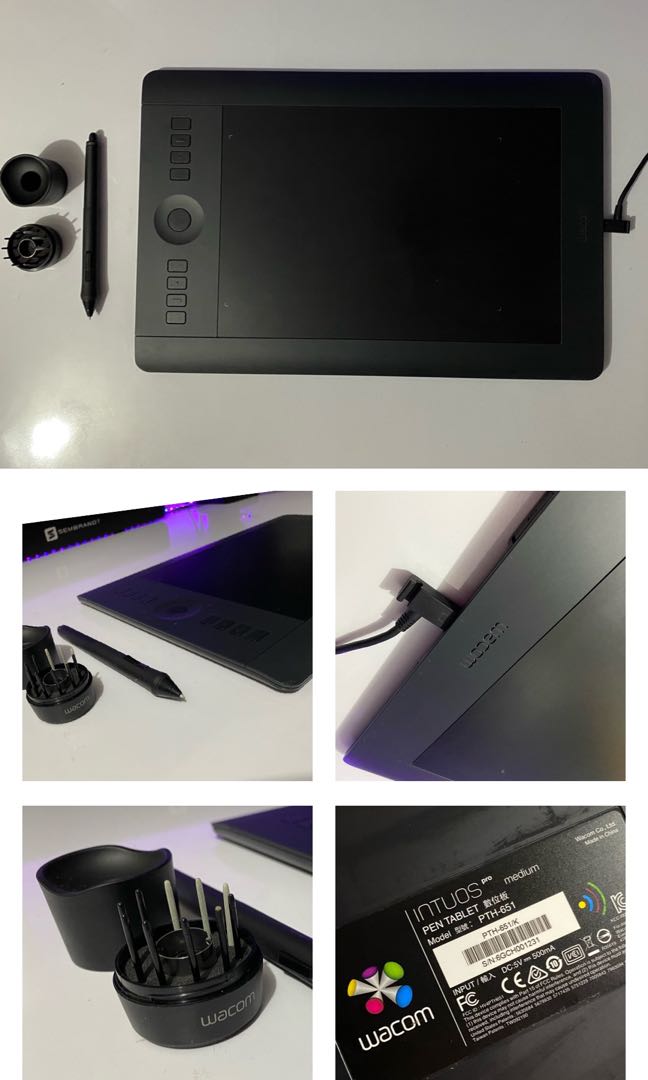 ワコム Intuos5 touch medium PTH-650 K1 ペンタブ 【代引不可】 - 液タブ・ペンタブ
