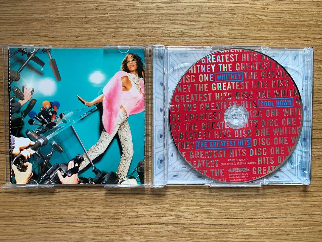 Whitney 2CD - The Greatest Hits (2000), 興趣及遊戲, 收藏品及紀念品, 明星周邊 - Carousell