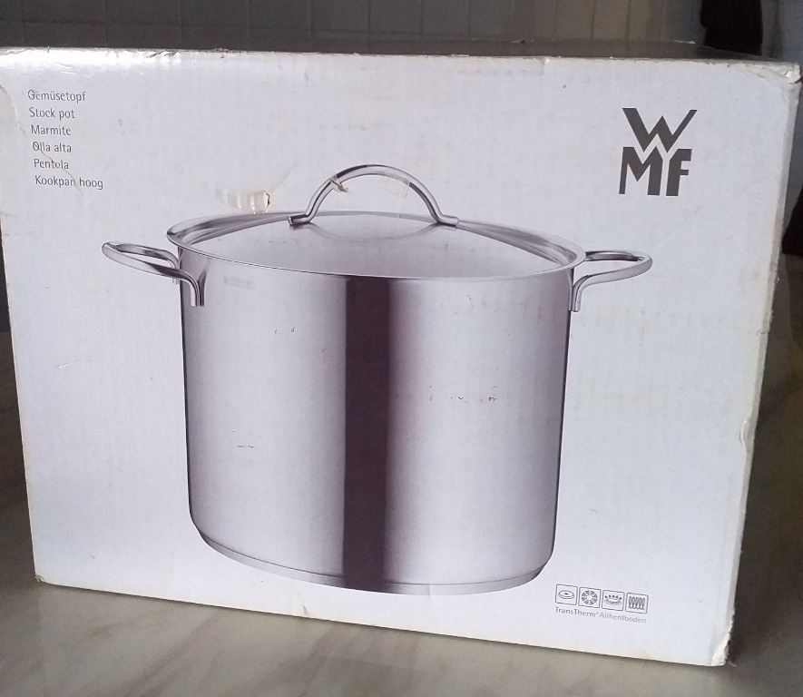 WMF Stock Pot 28cm/14litres, Furniture & Home Living, Kitchenware ...