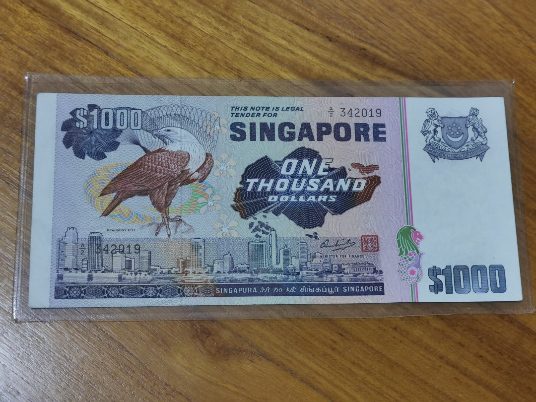 A/2 342019 SG Bird Series 1K Note, Hobbies & Toys, Memorabilia ...