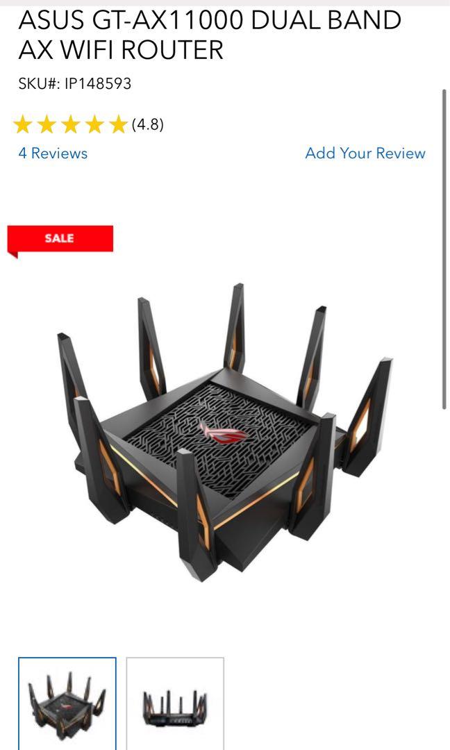 ASUS Rog Rapture GT-AX1100, Computers & Tech, Parts & Accessories ...