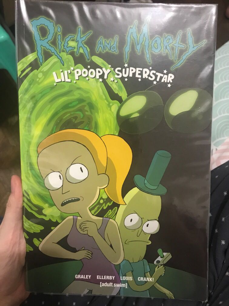 AUTHENTIC RICK AND MORTY COMIC BOOK LIL POOPY SUPERSTAR, Hobbies & Toys ...