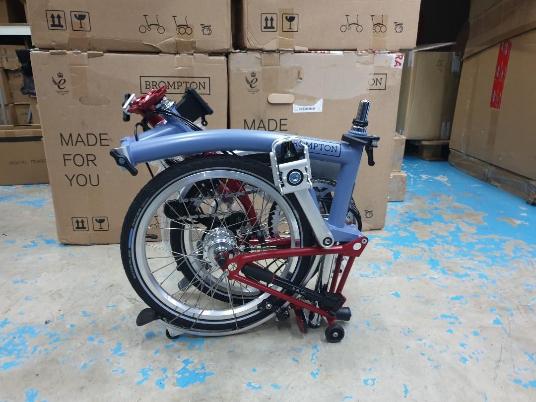 Brompton x Pokemon Mega Salamence M6L folding foldable bike cloud blue ...