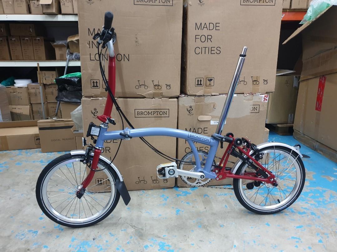 Brompton x Pokemon Mega Salamence M6L folding foldable bike cloud blue ...