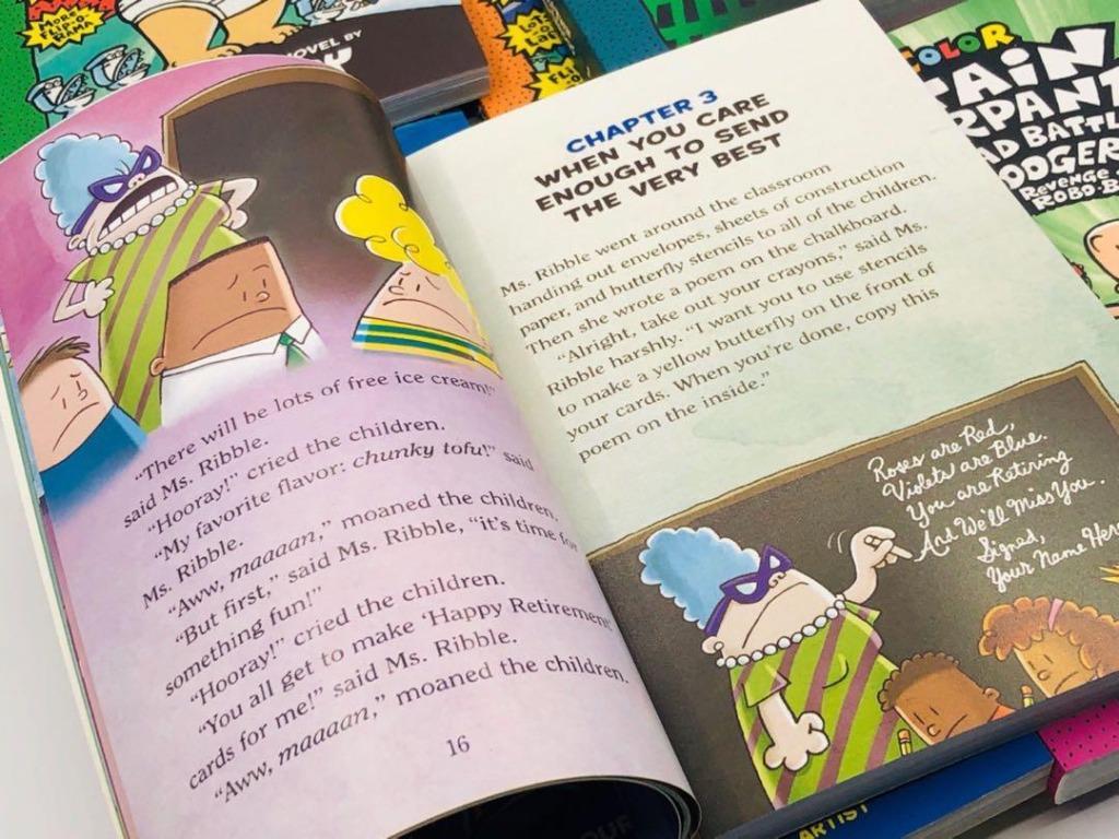 Captain Underpants ( 9 Books), Hobbies & Toys, Books & Magazines ...