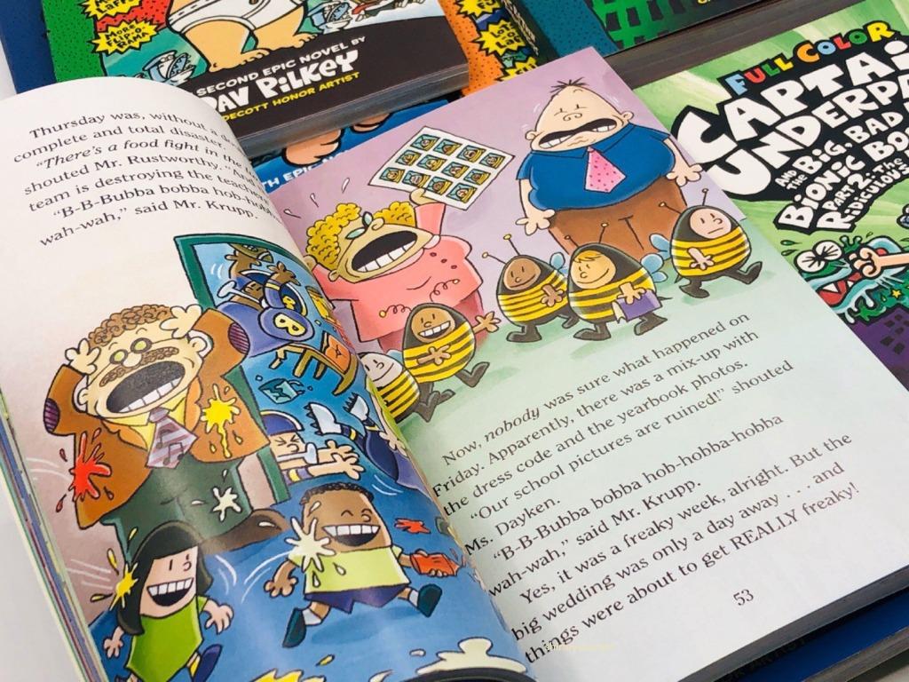 Captain Underpants ( 9 Books), Hobbies & Toys, Books & Magazines ...