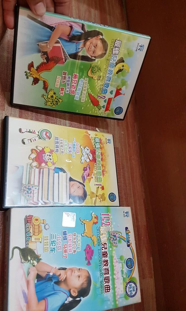 Children education songs kids 4 in 1 cd, Babies & Kids, Baby Nursery ...