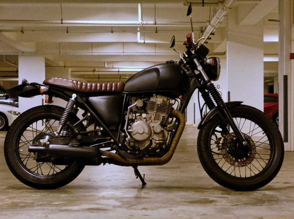 CMC XY400 cafe racer / tracker (low mileage), Motorbikes on Carousell