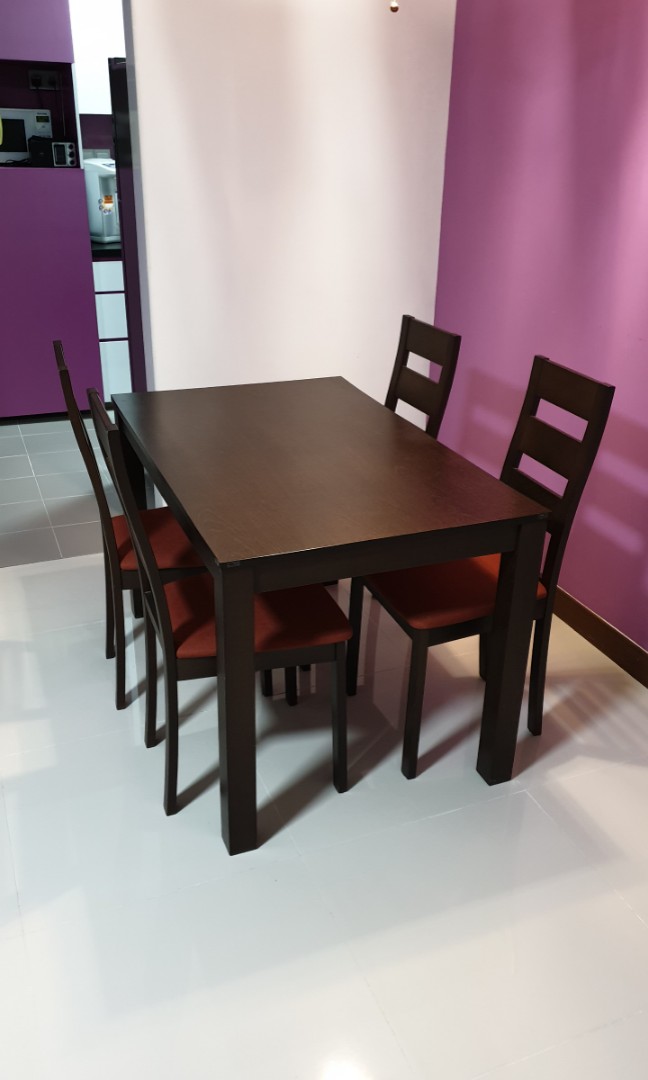 Courts 4 seater Dining Set, Furniture & Home Living, Furniture, Chairs ...