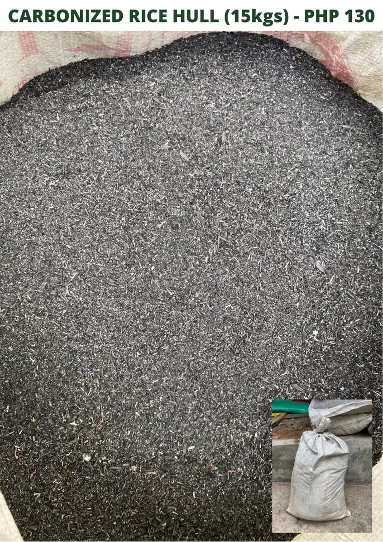 CRH CARBONIZED RICE HULL 15 Kilogram, Furniture & Home Living ...