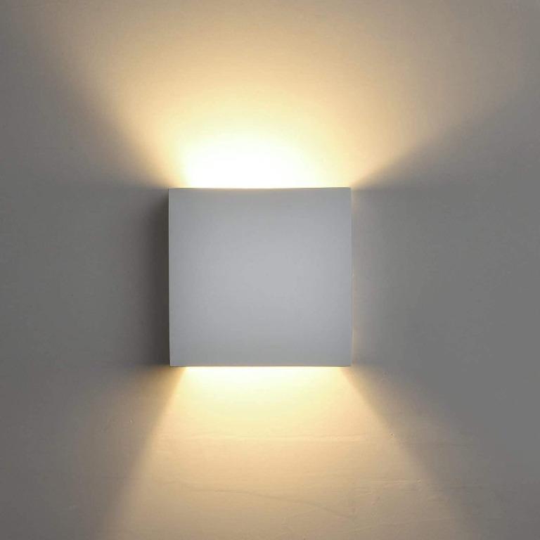 DECKEY Wall Light Indoor LED Up and Down Lamp Uplighter Downlighter 3 ...