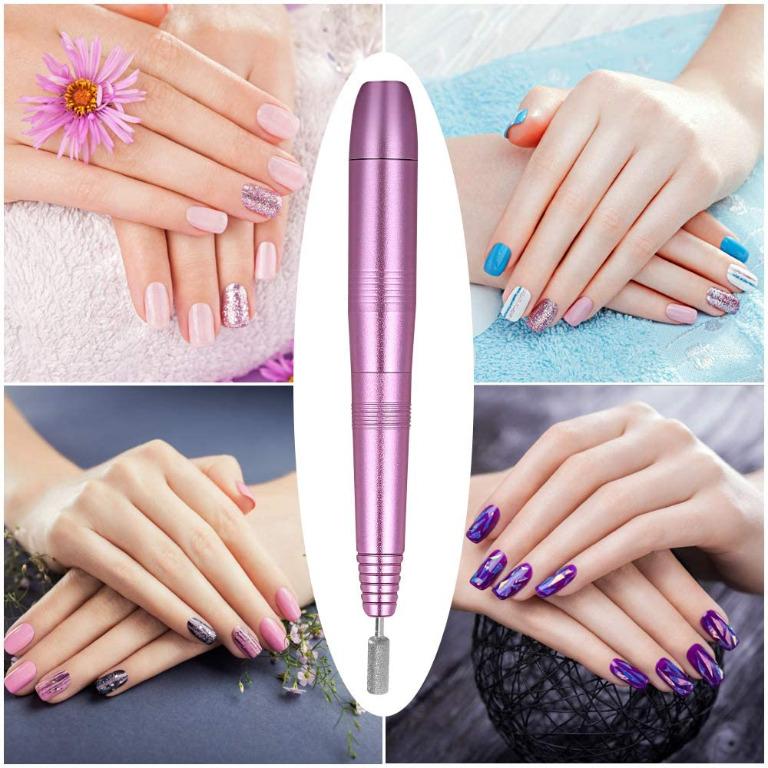 Electric Nail File Professional Electric Nails Drill set Portable 20000 ...