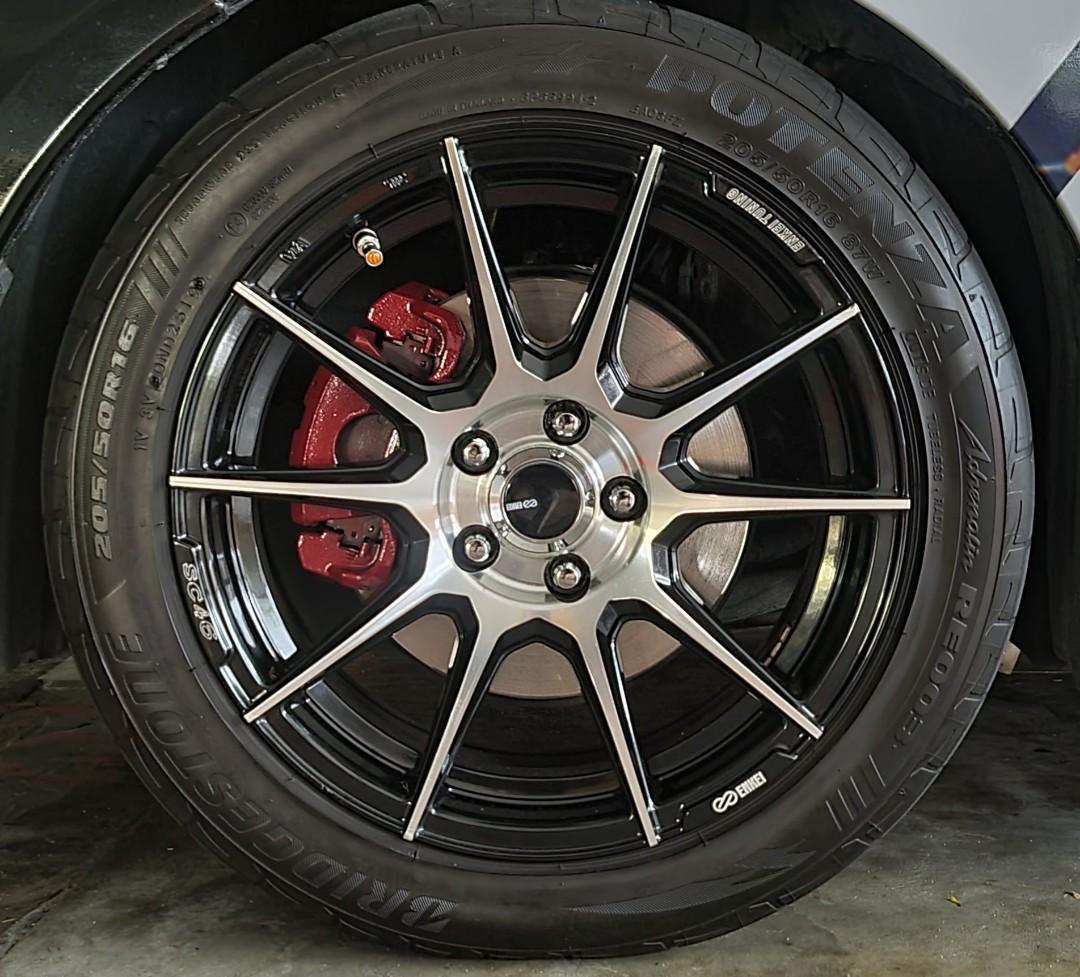 Enkei Tuning SC46, Car Accessories, Tyres & Rims on Carousell