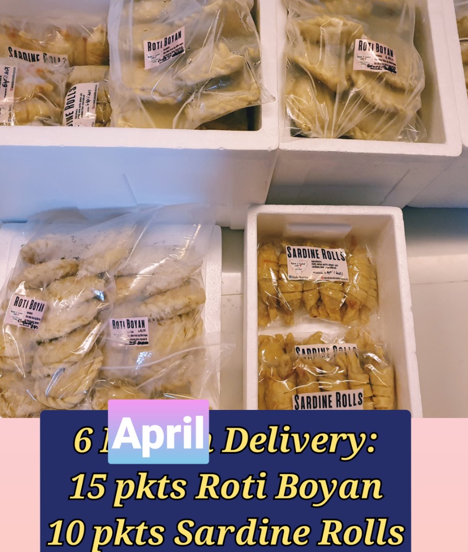 Frozen Roti Boyan & Sardine Rolls, Food & Drinks, Packaged & Instant ...