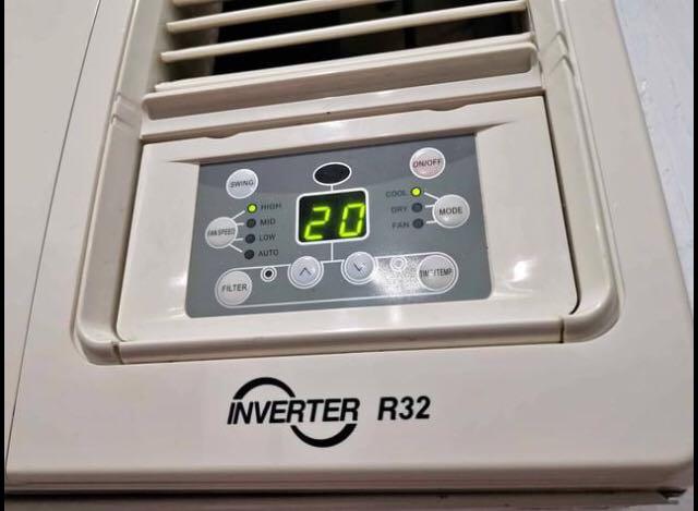 FULLY INVERTER ,1HP INVERTER GREE AIRCON R32, TV & Home Appliances, Air ...