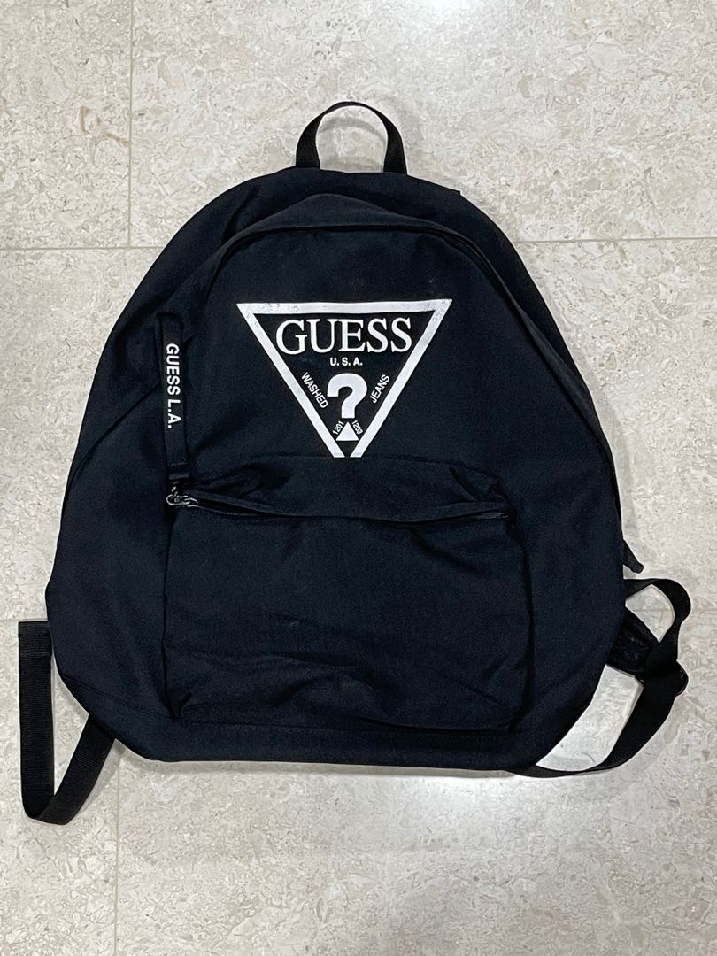 Guess backpack black, Women's Fashion, Bags & Wallets, Backpacks on ...