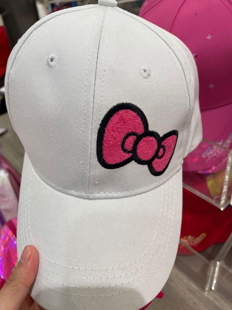 Hello Kitty Pink Ribbon Cap, Women's Fashion, Watches & Accessories ...