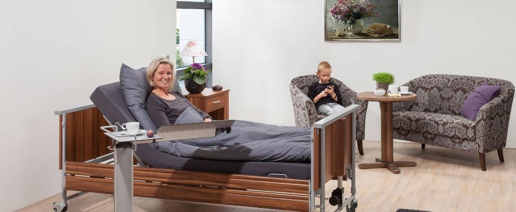 Hermann bock Domiflex electric 3 crank Nursing Bed, Furniture & Home ...