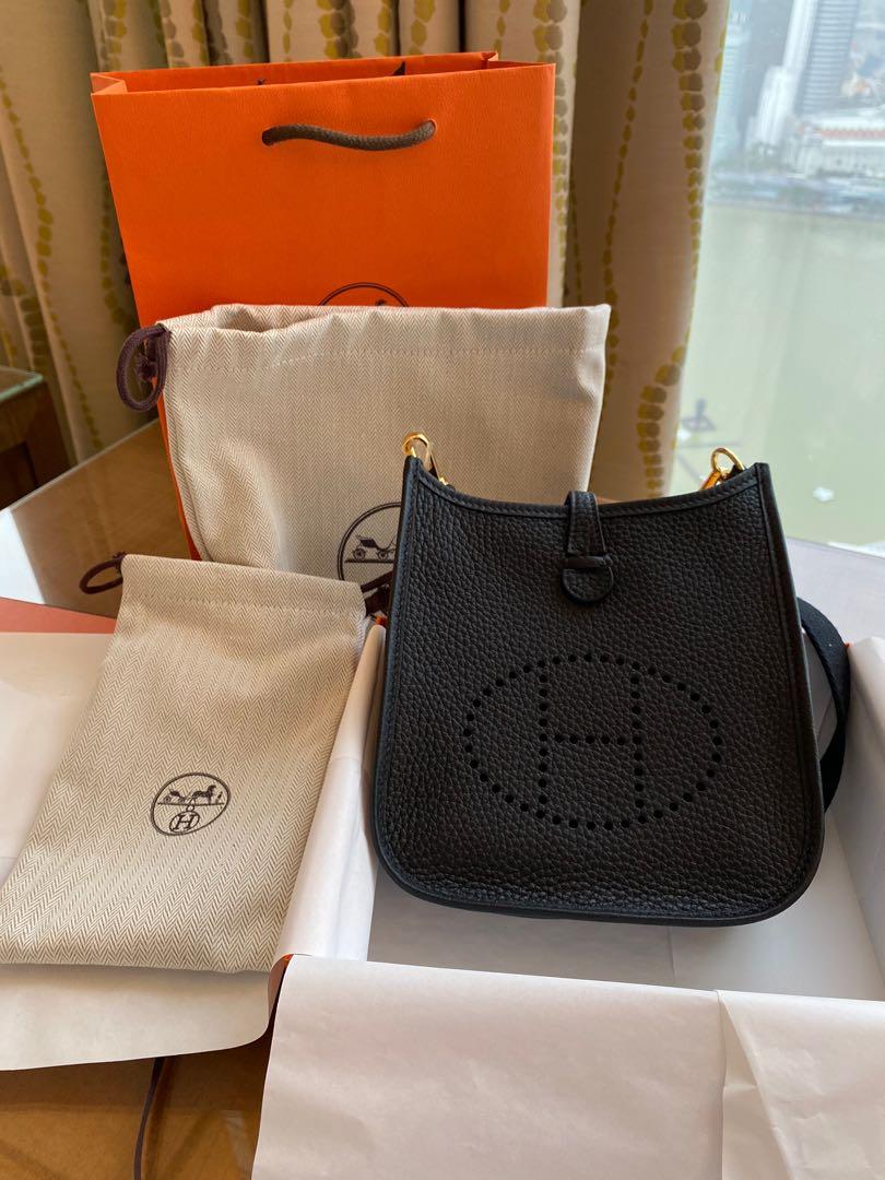 Hermes Mini Evelyn full set, Women's Fashion, Bags & Wallets, Cross ...