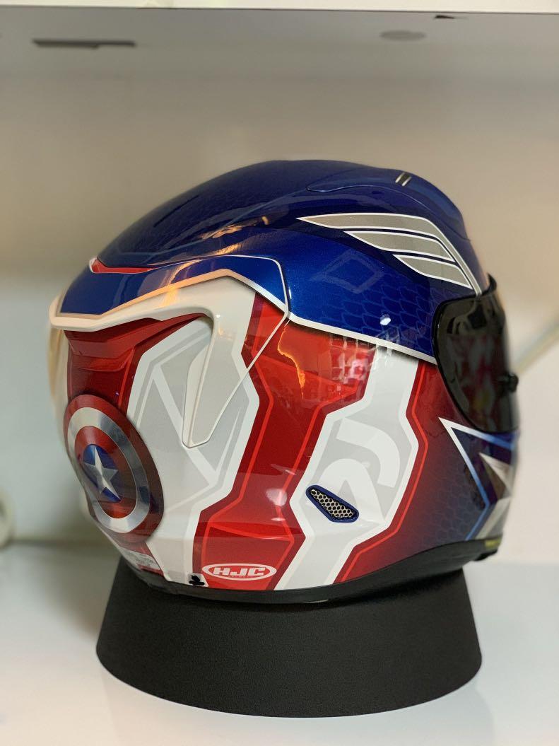 HJC RPHA 11 Captain America Marvel - L, Motorcycles, Motorcycle Apparel ...