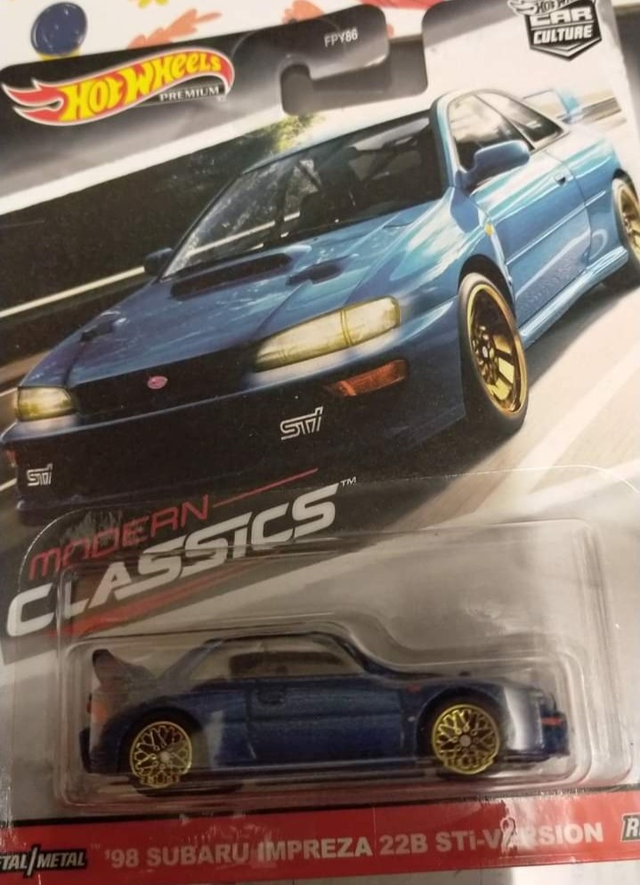 Hot wheels car culture '98 subaru impreza 22b sti- version, Hobbies ...