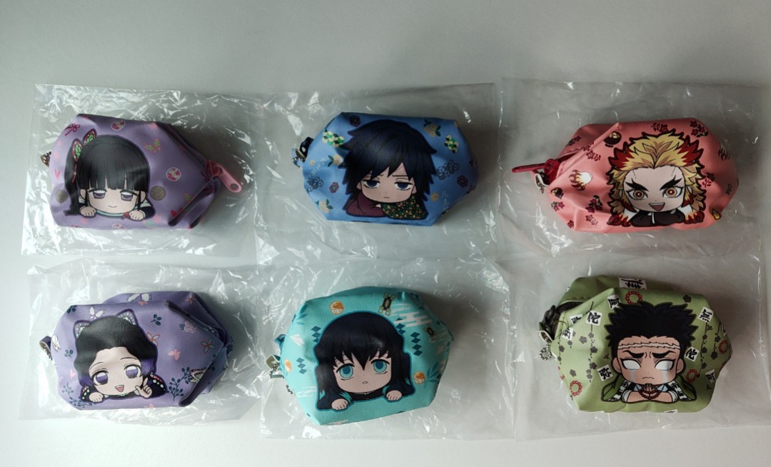 [Instocks] Demon Slayer Kimetsu No Yaiba Bandai Pouch Gachapon Kanao ...