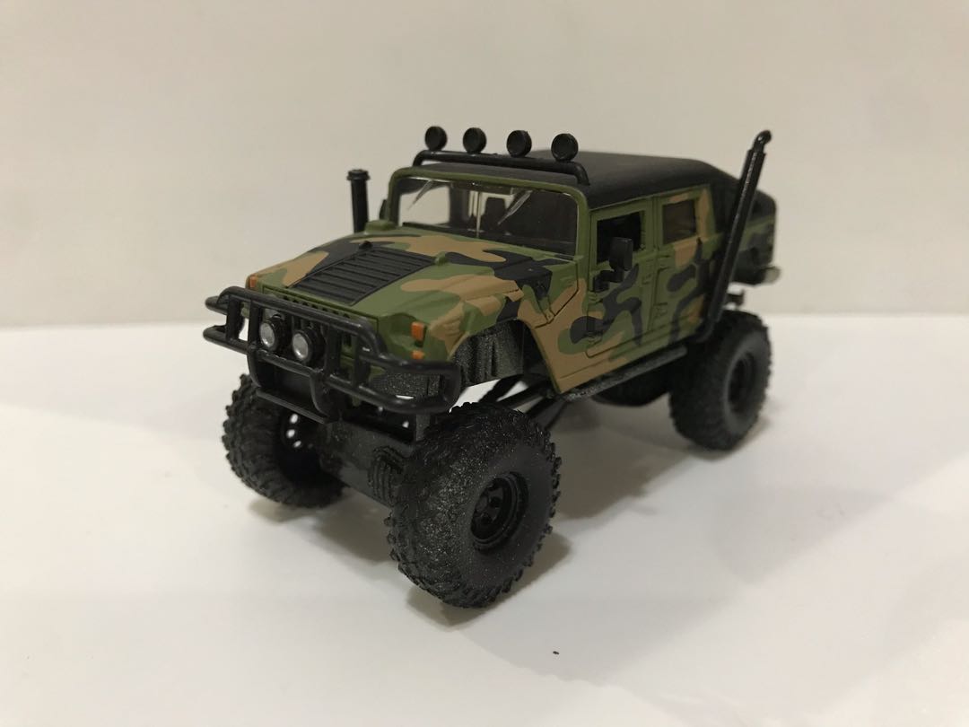 Monster truck Hummer H1 humvee jada military truck diecasr car, Hobbies ...