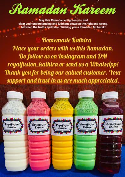 Kathira drink, The best for Ramadan!, Food & Drinks, Beverages on Carousell