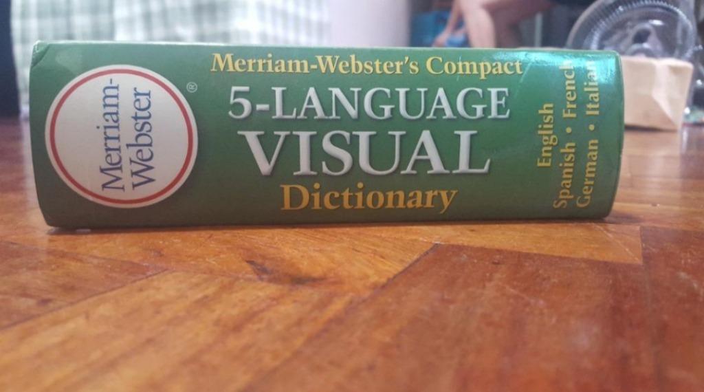 Meriam Webster's Compact 5-Language Visual Dictionary, Computers & Tech ...