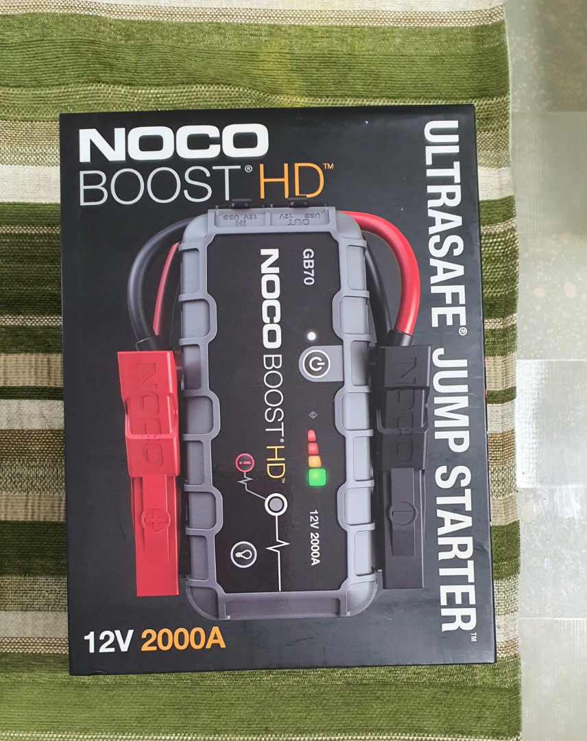 NOCO Boost HD GB70 2000 Amp 12-Volt UltraSafe Lithium Jump Starter ...