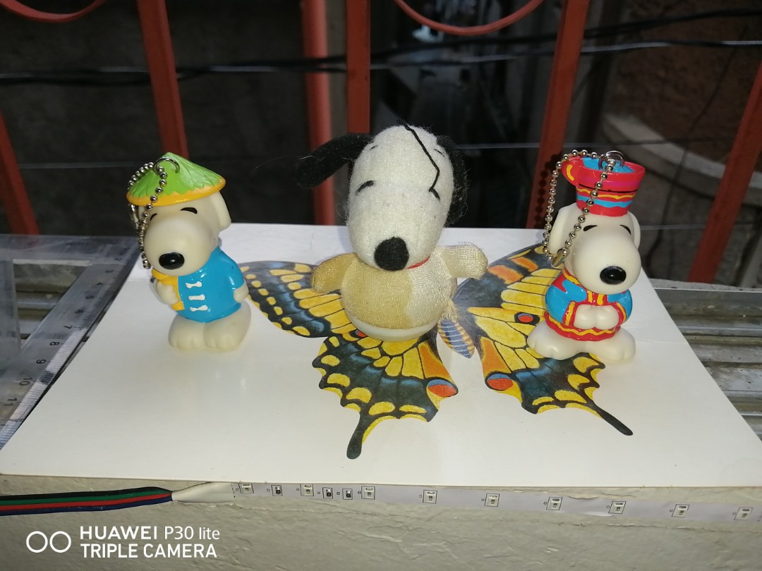 Peanuts Snoopy Trio, Hobbies & Toys, Toys & Games on Carousell