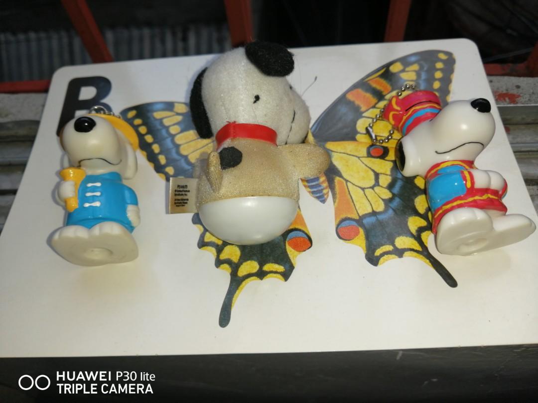 Peanuts Snoopy Trio, Hobbies & Toys, Toys & Games on Carousell