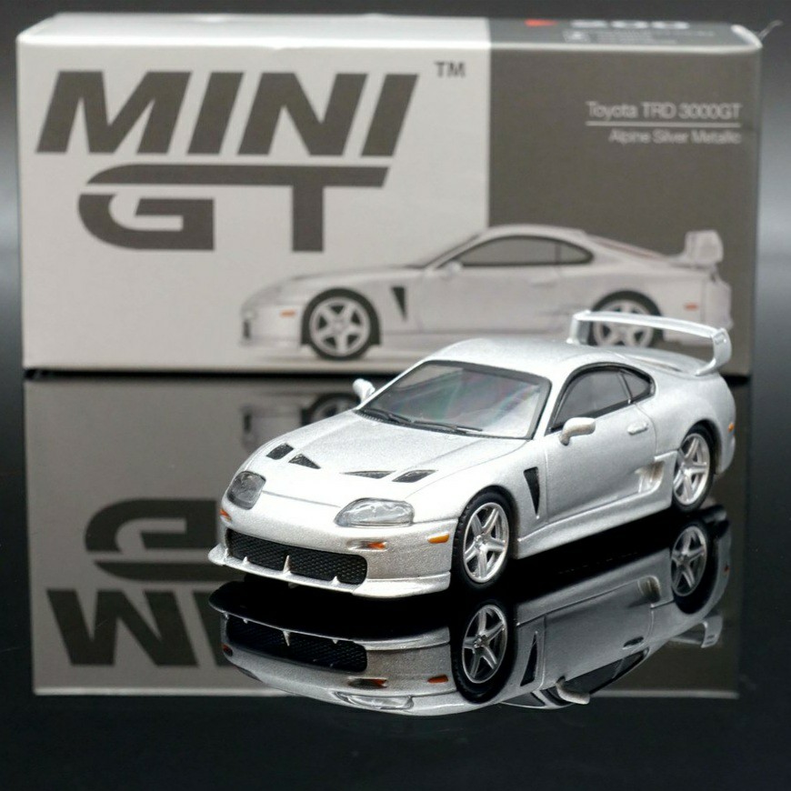 1/64 Toyota Supra TRD 3000GT alpine silver metallic (A80), Hobbies ...