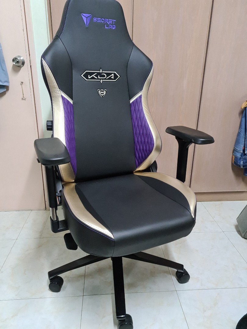 Secretlab Titan K/DA edition, Furniture & Home Living, Furniture ...