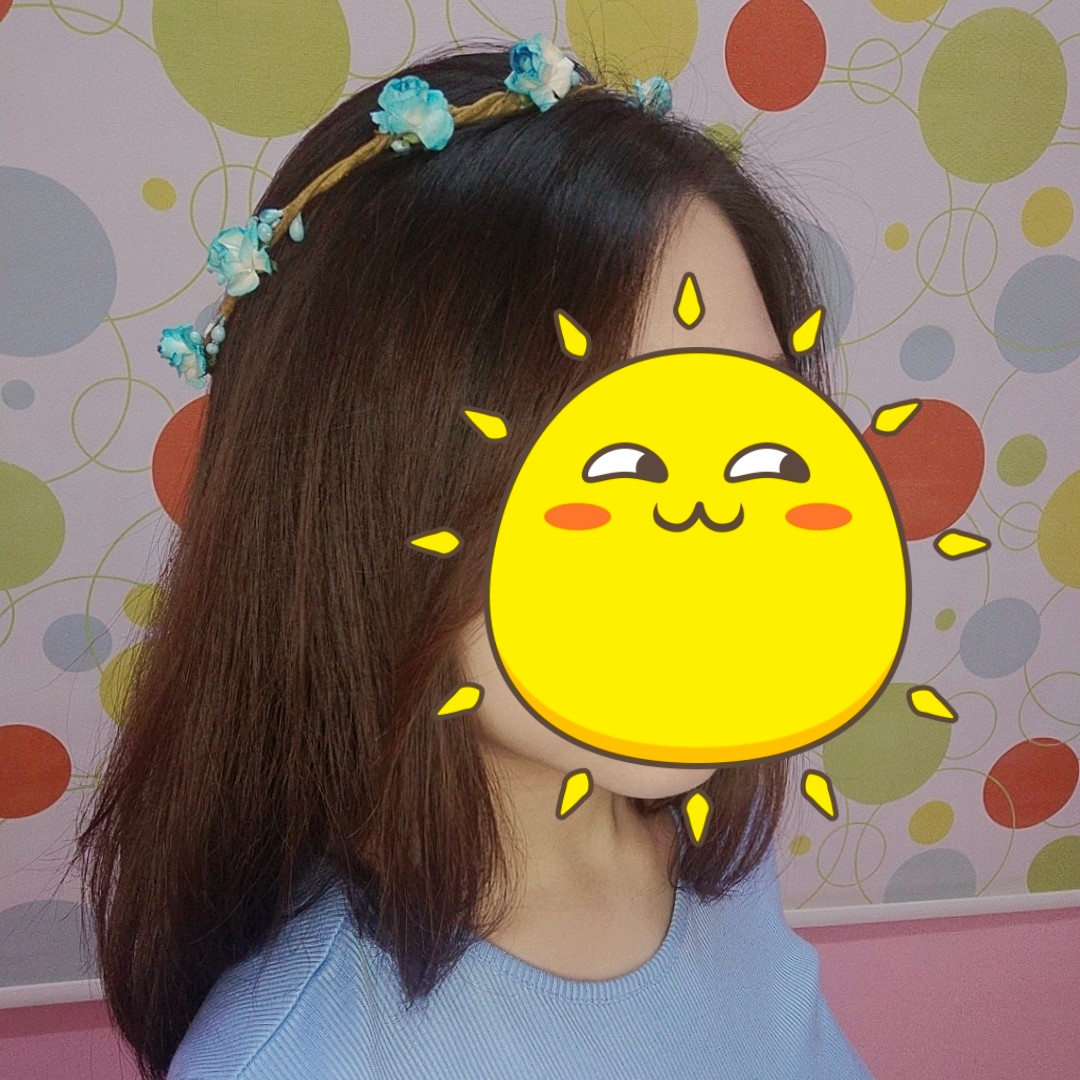 Simple Light Blue Flower Crown, Women's Fashion, Jewelry & Organisers ...