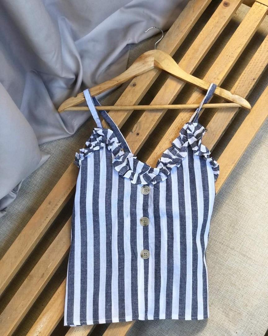 Spaghetti Top, Women's Fashion, Tops, Sleeveless on Carousell