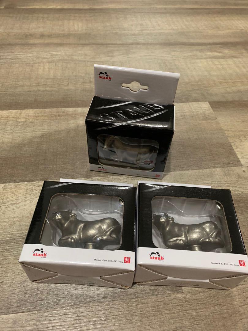 Staub knob (cow fish lobster rooster), Furniture & Home Living ...