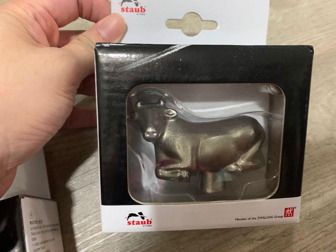 Staub knob (cow fish lobster rooster), Furniture & Home Living ...