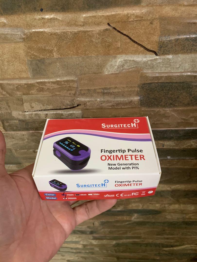 Surgitech pulse oximeter, Health & Nutrition, Medical Supplies & Tools ...