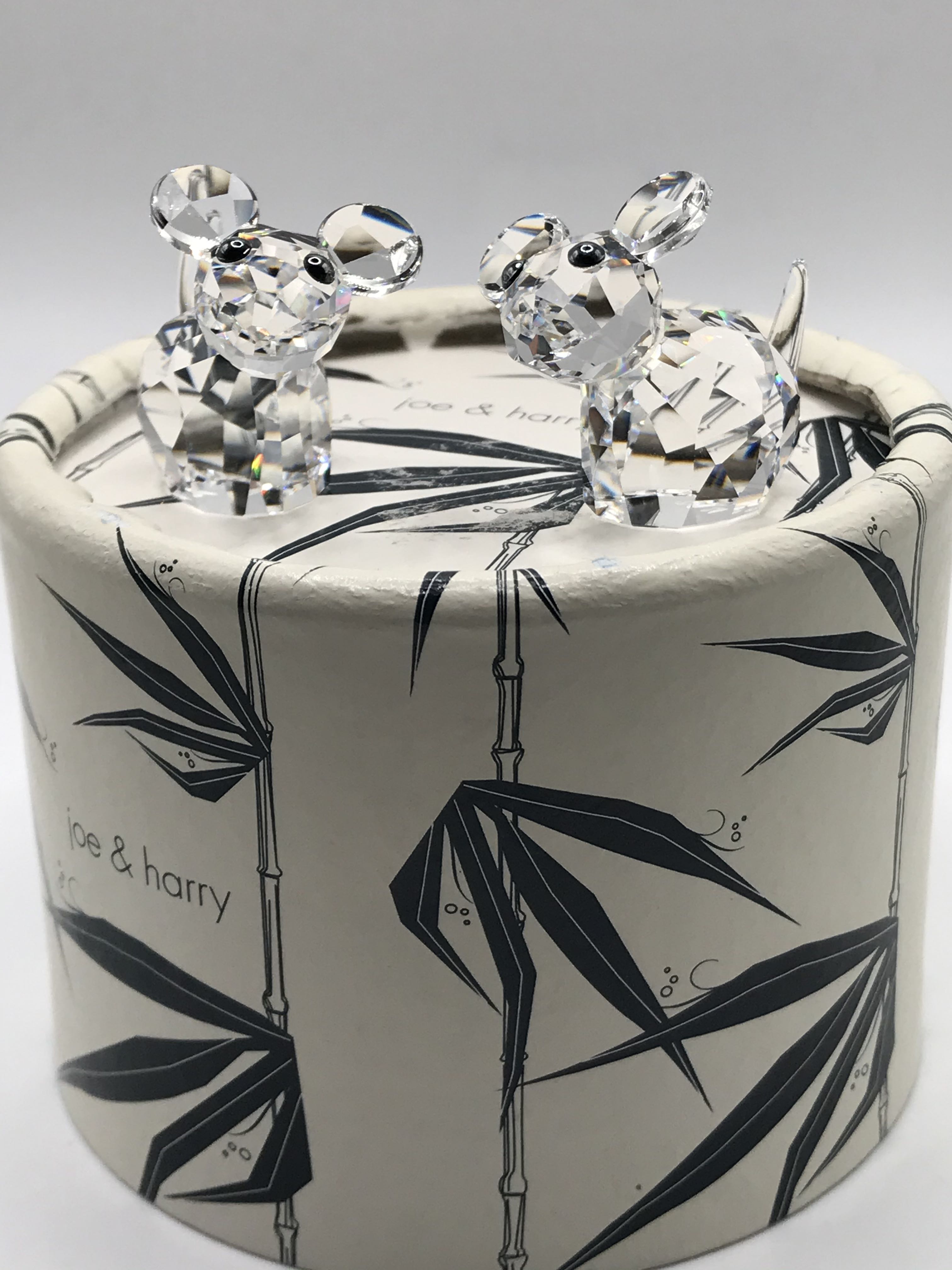 Swarovski mouse Joe&Harry, Luxury, Accessories on Carousell