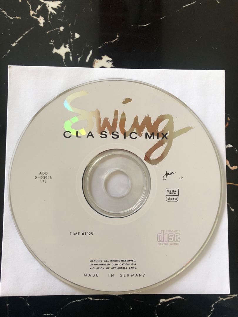 SWING CLASSIC MIX vol. 1 (original CD not CDR) - Rare, Hobbies & Toys ...