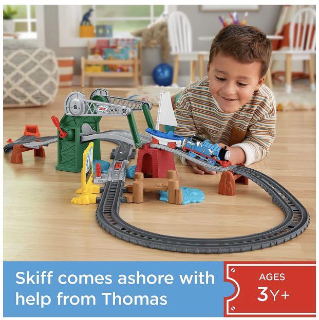 Thomas & Friends TrackMaster, Bridge Lift Thomas & Skiff Train Set with ...